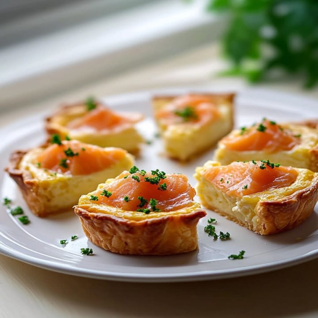 Verleidelijke Quiche Eclair met Gerookte Zalm en Dille 🥐 - Recepten Pret
