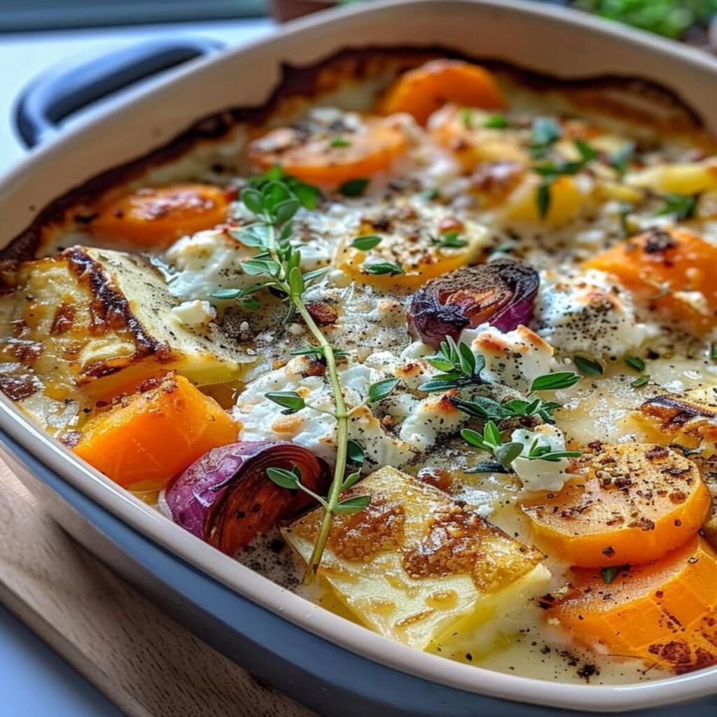 Verwarm je Hart met Heerlijke Gratin van Wintergroenten en Feta ...