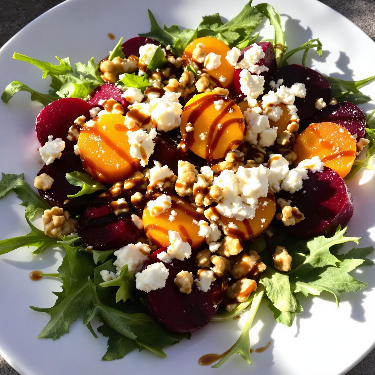 Bietensalade met geitenkaas: Een kleurig gerecht! - Recepten Pret