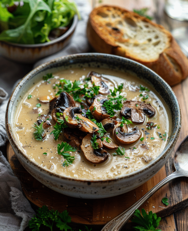 Recept Champignonsoep - Recepten Pret