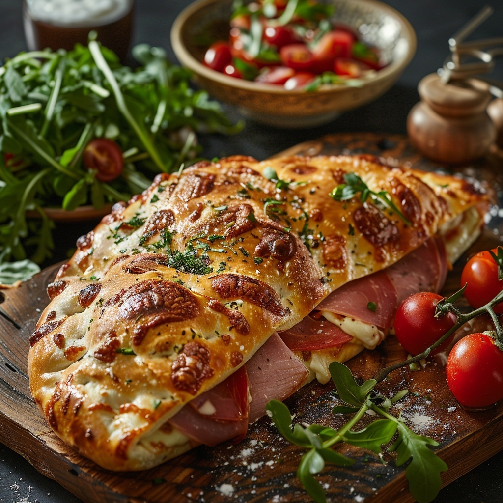 Pizza Calzone gevuld met serranoham en mozzarella | Héérlijk recept ...