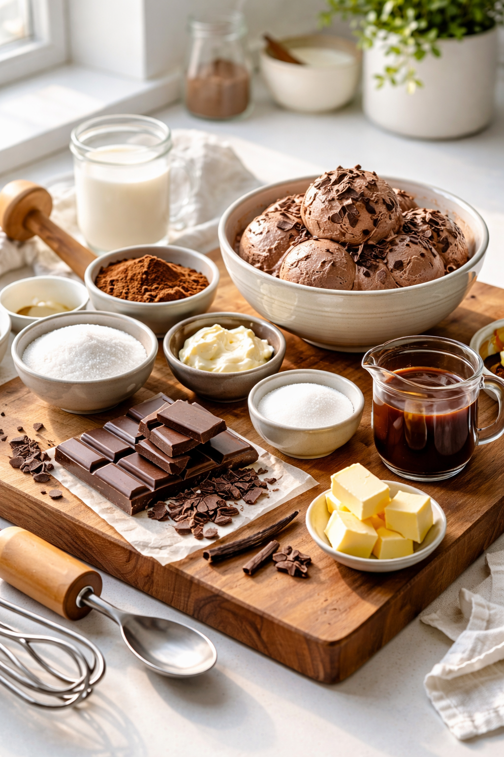 Lekker en Gemakkelijk: Chocolade Ijs Dessert Met Saus - Recepten Pret